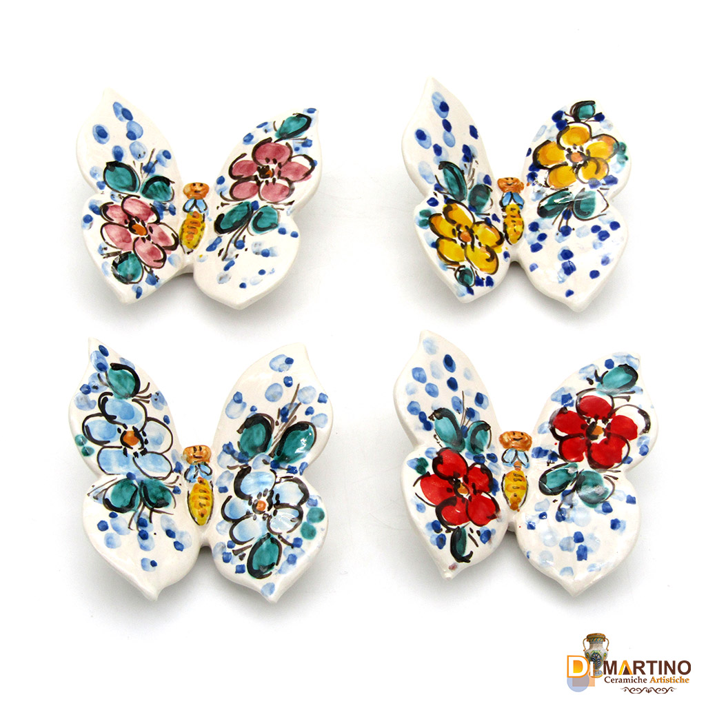 Farfalla bombata 2° misura | Ceramiche Artistiche Di Martino